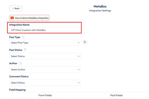 Meta Box Integration With Bit Form