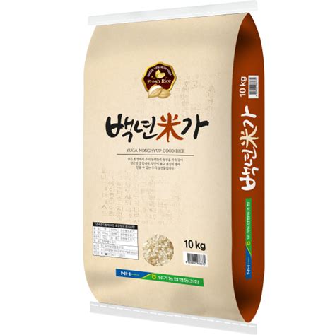 유가찹쌀농협 찹쌀 섞은 백년미가 10kg 2019년산 햅쌀 찹쌀 섞인 쌀 차친쌀 티몬