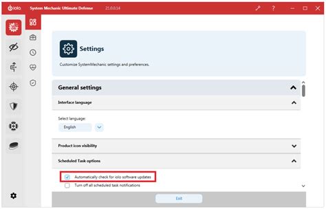 How To Disable Automatic Checking For Updates In System Mechanic Iolo