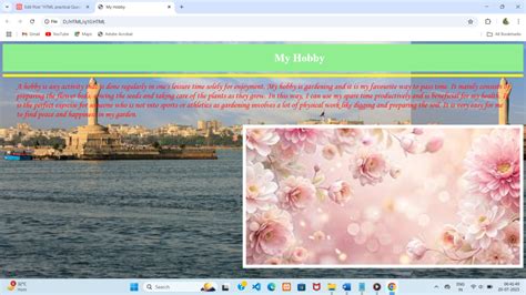 Html Practical Questions And Answers For Exam Practical Questions With Answer Html Computer