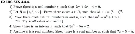 solved exercises 4 4 4 1 prove there is a real number r