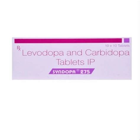 275 Mg Levodopa And Carbidopa Tablets Ip At Best Price In New Delhi