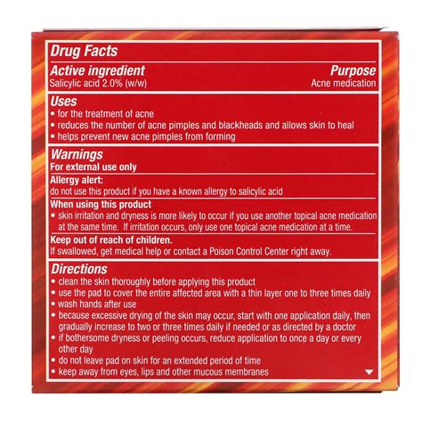 Stridex Single Step Acne Control Maximum Alcohol Free Soft Touch Pads IHerb