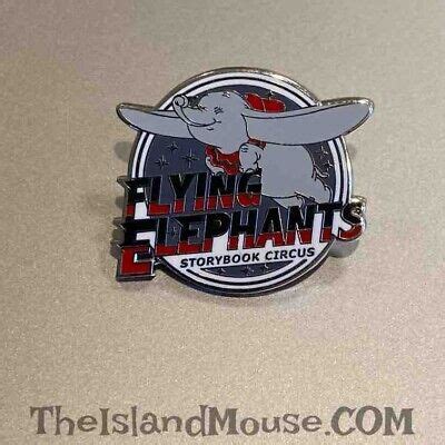 Disney Wdw Mascots Storybook Circus Flying Elephants Dumbo Pin U8