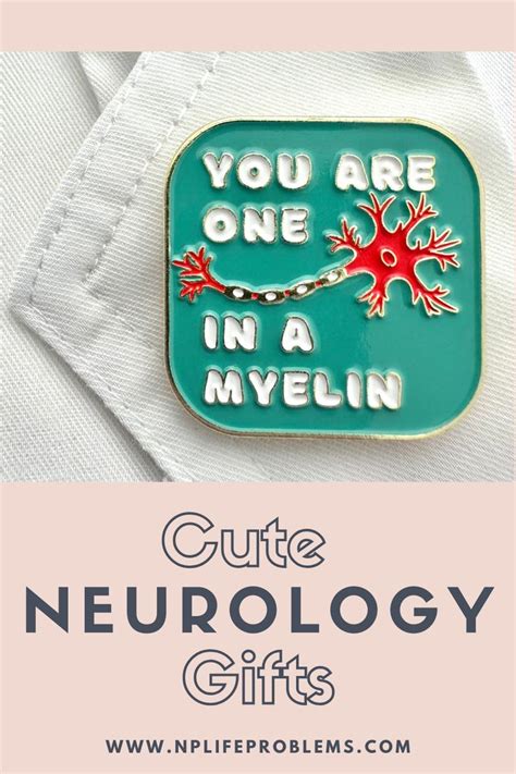 Neurology gift ideas neurologist white coat pin graduation gift brain ...