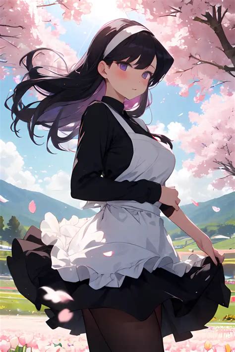 Ai Art Komi Maid By Deli Pixai