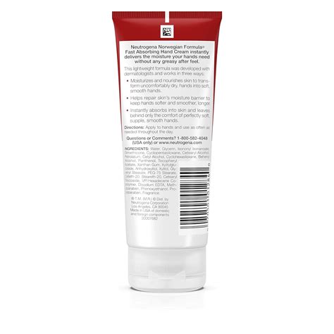 Neutrogena Crema De Manos De Absorción Rápida De Fórmula Noruega 3