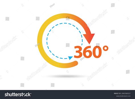 360 Degree Customer View Marketing Purposes Stock Illustration