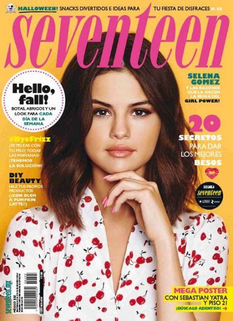 Selena Gomez Seventeen Magazine October 2018 Cover Photo Mexico