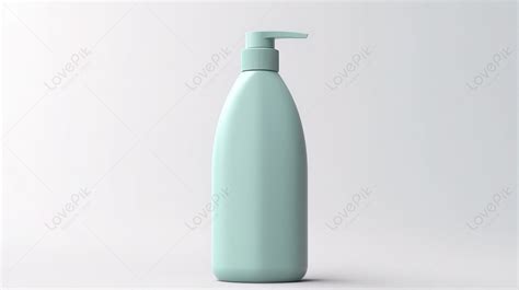 멋진 프리젠테이션을 위해 흰색 배경에 3d 렌더링된 샴푸 병 모형 샴푸 병 배경 흰색 병 배경 굉장히 멋진 배경 이미지