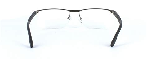 Heywood Mens Gunmetal Semi Rimless Glasses Glasses2you