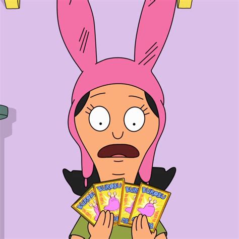 Louise Shows Tina And Gene Her Burobu Cards Season 8 Ep 19 Bobs