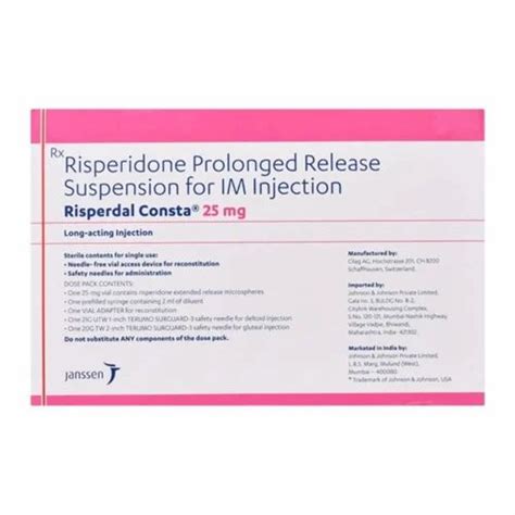 Risperdal Consta Risperidone Prolonged Release Suspension Im Injection