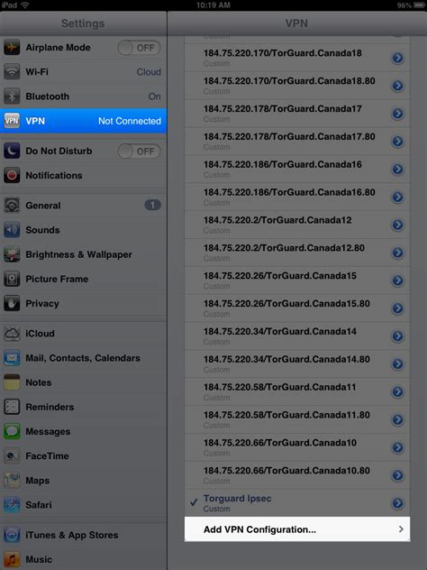 How To Setup IPsec VPN Service On The IPad Or IPhone IOS