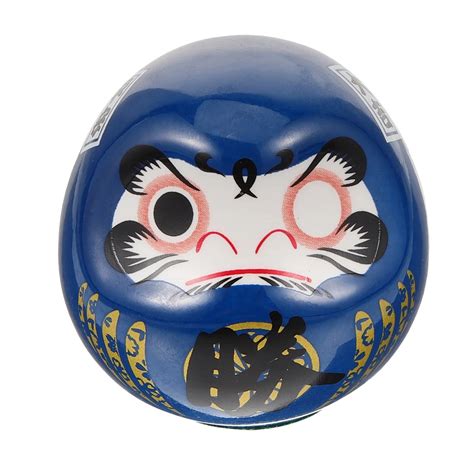 Japanese Blue Daruma Doll Japanese Oni Masks