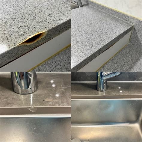 부산 인조대리석 싱크대 탄 자국 수리 배수구 교체 및 울산 세라믹 상판 크랙 깨진 부분 보수 네이버 블로그