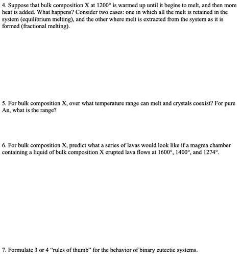 Solved Consider A Bulk Composition That Consists Of Chegg Com