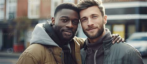 Male Friends Hugging