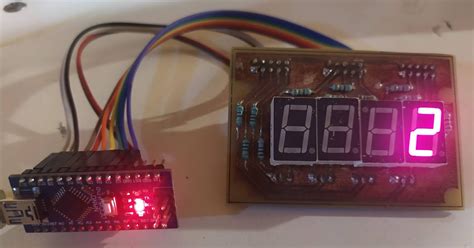Arduino Nano Control De Display De 7 Segmentos De Cátodo Común