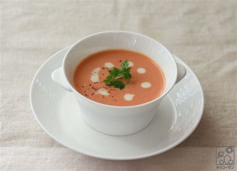混ぜるだけ！豆乳トマトスープ キッコーマン豆乳