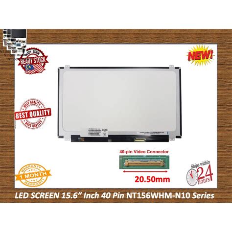 156 Inch 40 Pin Led Screen For Hp Pavilion Dv6 7000 Dv6t 7000 M6 1000