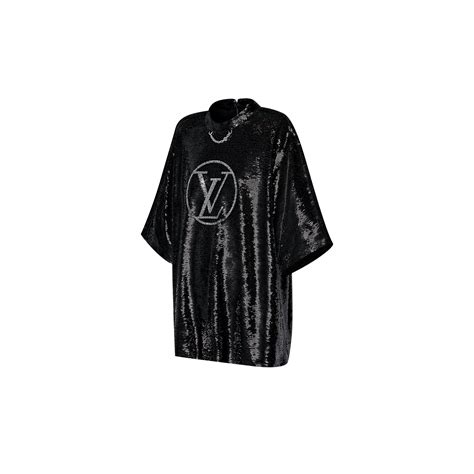 Camiseta Lv Circle Con Lentejuelas Prêt à Porter 1agbon Louis Vuitton