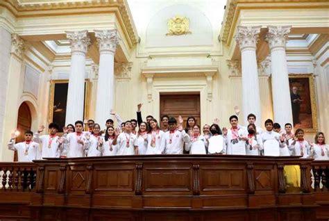 Congreso De La RepÚblica RindiÓ Homenaje A Medallistas De Los Juegos
