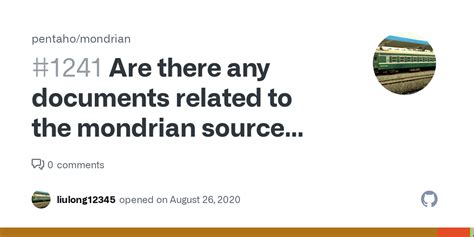 are there any documents related to the mondrian source code i hope to