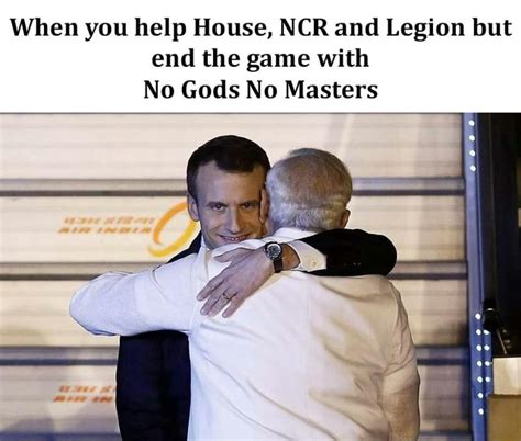 When You Help House Ncr And Legion But End The Game With No Gods No Masters Ifunny