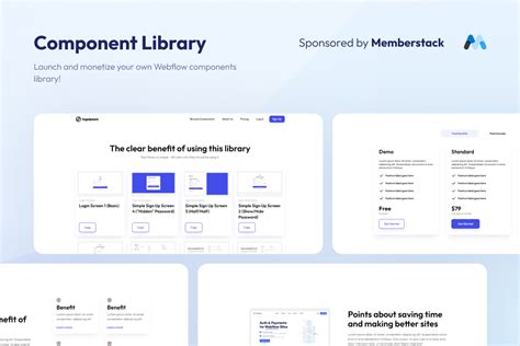 Webflow Component Library Template Webflow