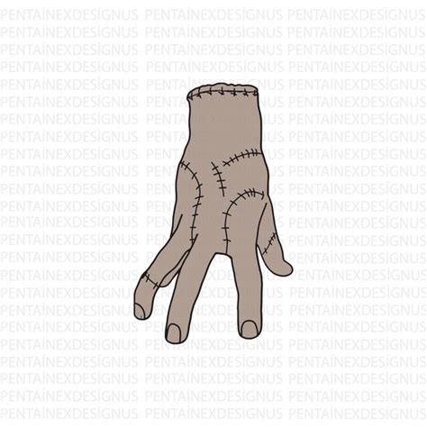 Thing Hand Wednesday Addams Etsy