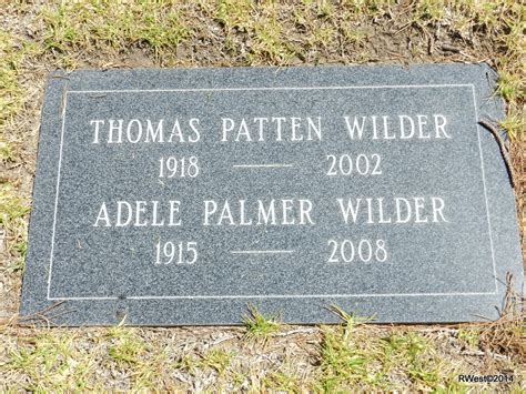 Thomas Patten Wilder 1918 2002 Find A Grave Memorial
