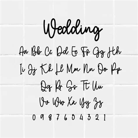 Wedding Font Invite Font Wedding Calligraphy Font Wedding Cursive Font Wedding Script Font