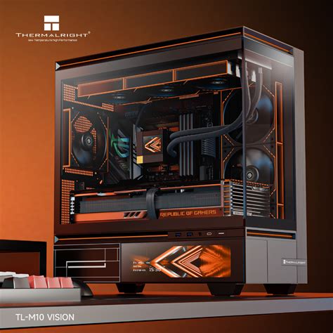 Thermalright Tl M10 Vision Micro Atx Argb Desktop Case