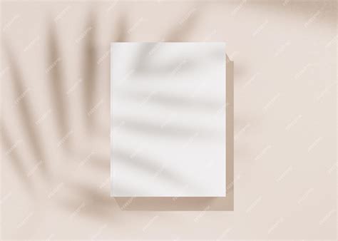 흰색 책 표지는 디자인을 위한 빈 템플릿을 조롱합니다 상위 뷰 확대 책 카탈로그 표지 프레젠테이션 3d 렌더링 프리미엄 사진