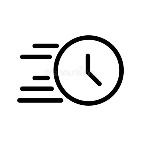 Time Passing Icon Design In Filled And Outlined Style Stock Vector