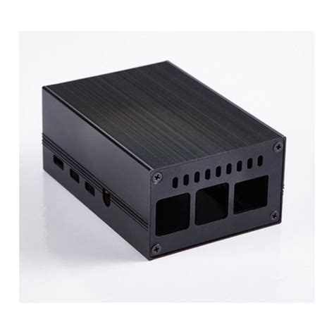 Metalowa Obudowa Do Raspberry Pi 4B Czarna Z Wentylatorem Sklep Kamami