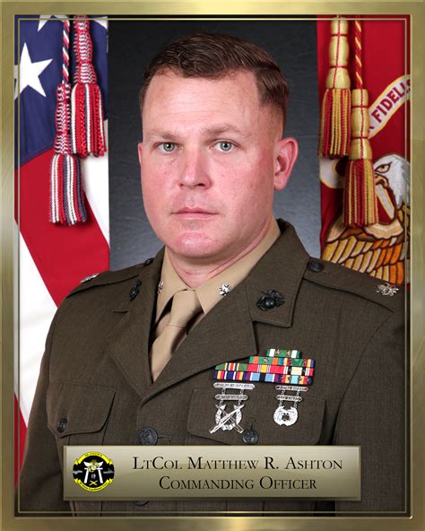 Lieutenant Colonel Matthew R Ashton Iii Marine Expeditionary Force
