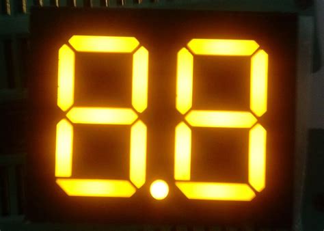 Hours LED Segment Display Self Luminous V Digital Number Display