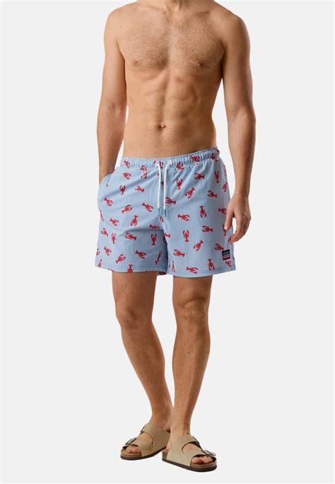 Seaside Badeshorts Lobster Stripeblå Zalandodk