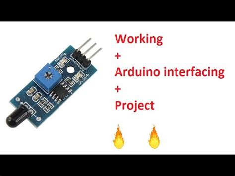 Flame Sensor Working Arduino Interfacing Project Hindi YouTube
