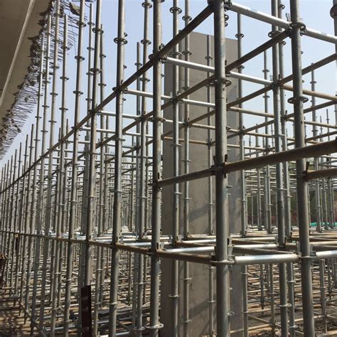 Overpass Building Construction Multidirectional Layher Scaffold