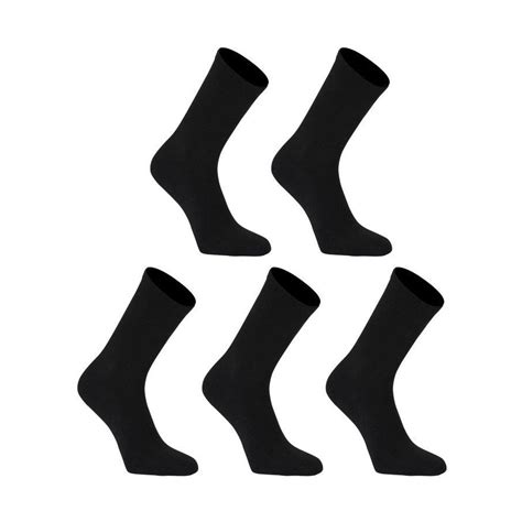 5x Rexy 3d Seamless Crew Socks Small Slim Breathable Black Big W
