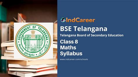 Telangana Board Class 8 Maths Syllabus Indcareer Schools