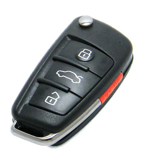2007 2010 Audi S8 4 Button Flip Key Fob Remote IYZ3314 4F0837220