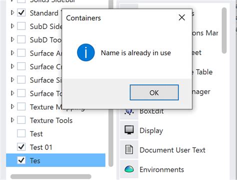 Duplicate Names Make Containers List Confusing Serengeti Rhino WIP