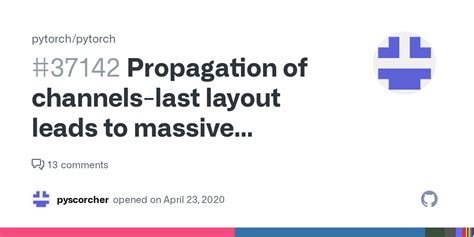 Propagation Of Channels Last Layout Leads To Massive Slowdowns In Compared To Issue