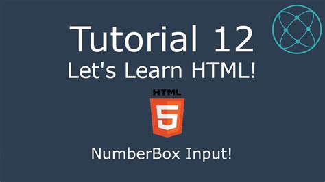 Html Beginners Numberbox Input Tutorial 12 Youtube