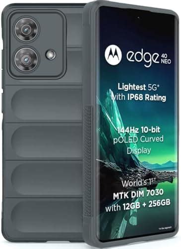 TheGiftKart Liquid Silicon Back Cover Case For Motorola Moto Edge Neo G Shockproof