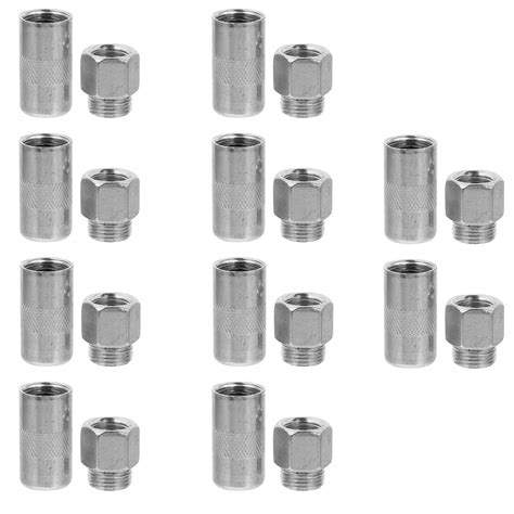 10 Pcs Grease Tip Gadget Cacao Kit Flask Gadgets Silver